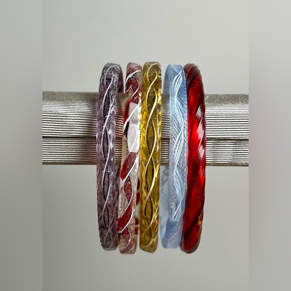 Jewelry | Variety Of Multi Colored Bangles | Poshmark